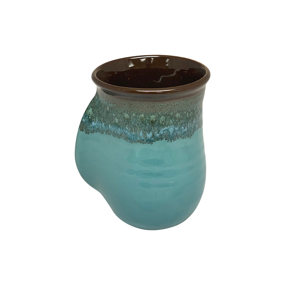 Handmade pottery Tea/Coffee Handwarmer Ceramic Mug - Right Hand | Clay ...