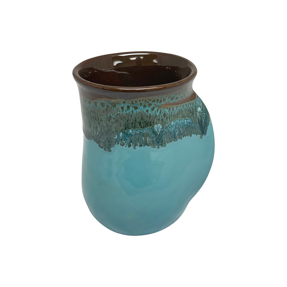 Handmade pottery Handwarmer Tea/coffee Ceramic Mug - Left Hand | Clay ...