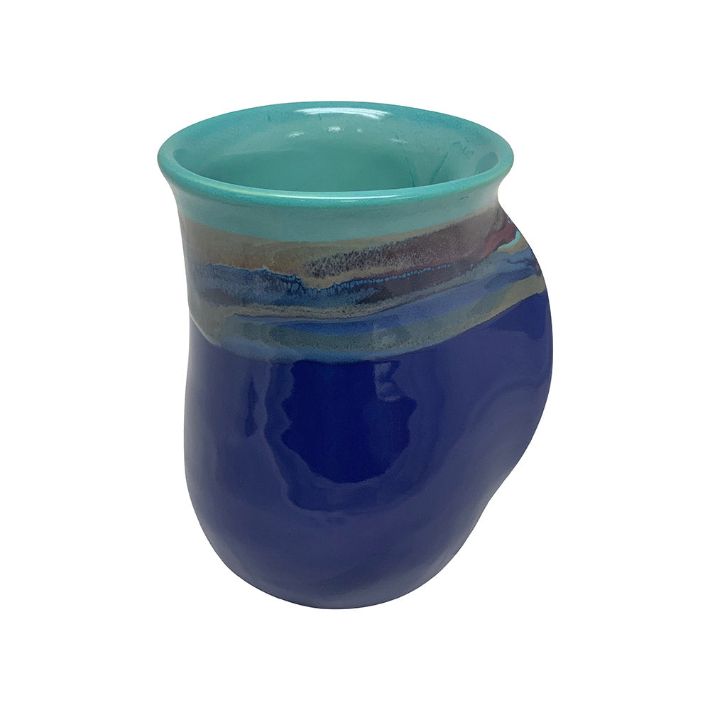 Handmade pottery Handwarmer Tea/coffee Ceramic Mug - Left Hand | Clay ...